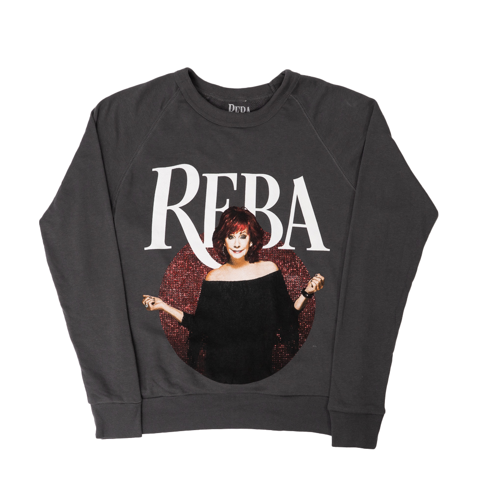 Reba Grey Long Sleeve Tee - Reba McEntire Not That Fancy Store