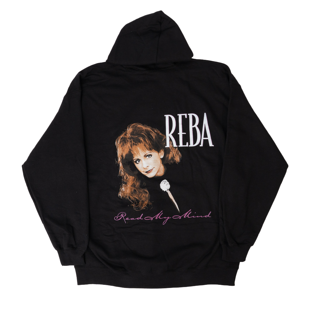 Reba Black Zip Hoodie - Reba McEntire Not That Fancy Store