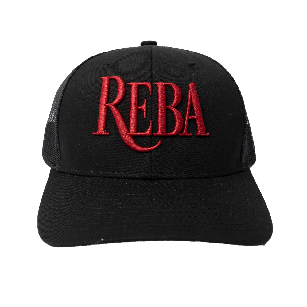 Black Trucker Hat - Reba McEntire Not That Fancy Store